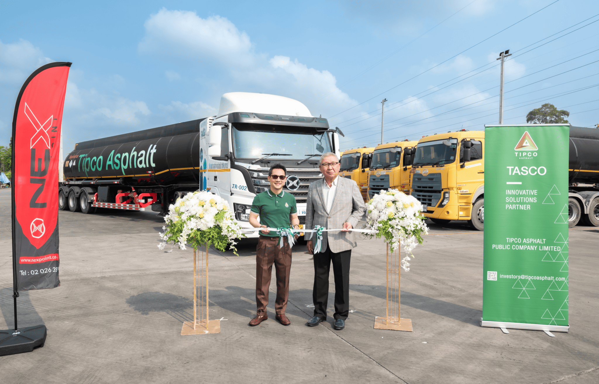 บริษัท ทิปโก้แอสฟัลท์ เริ่มต้นการใช้รถหัวลากไฟฟ้า ยกระดับการขนส่งที่ ...